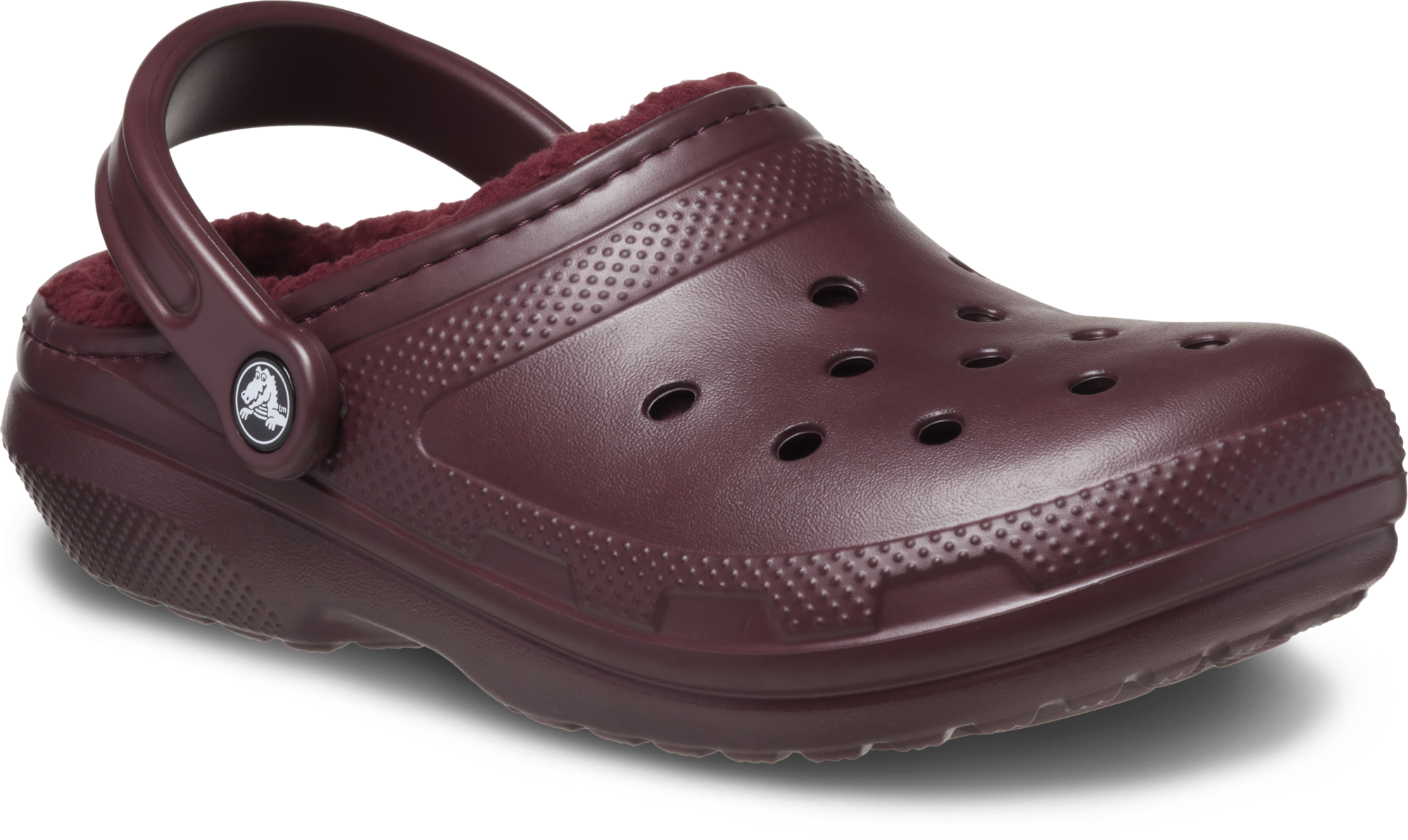 Crocs classic lined clog dark cherry - Skobox.fi verkkokauppa
