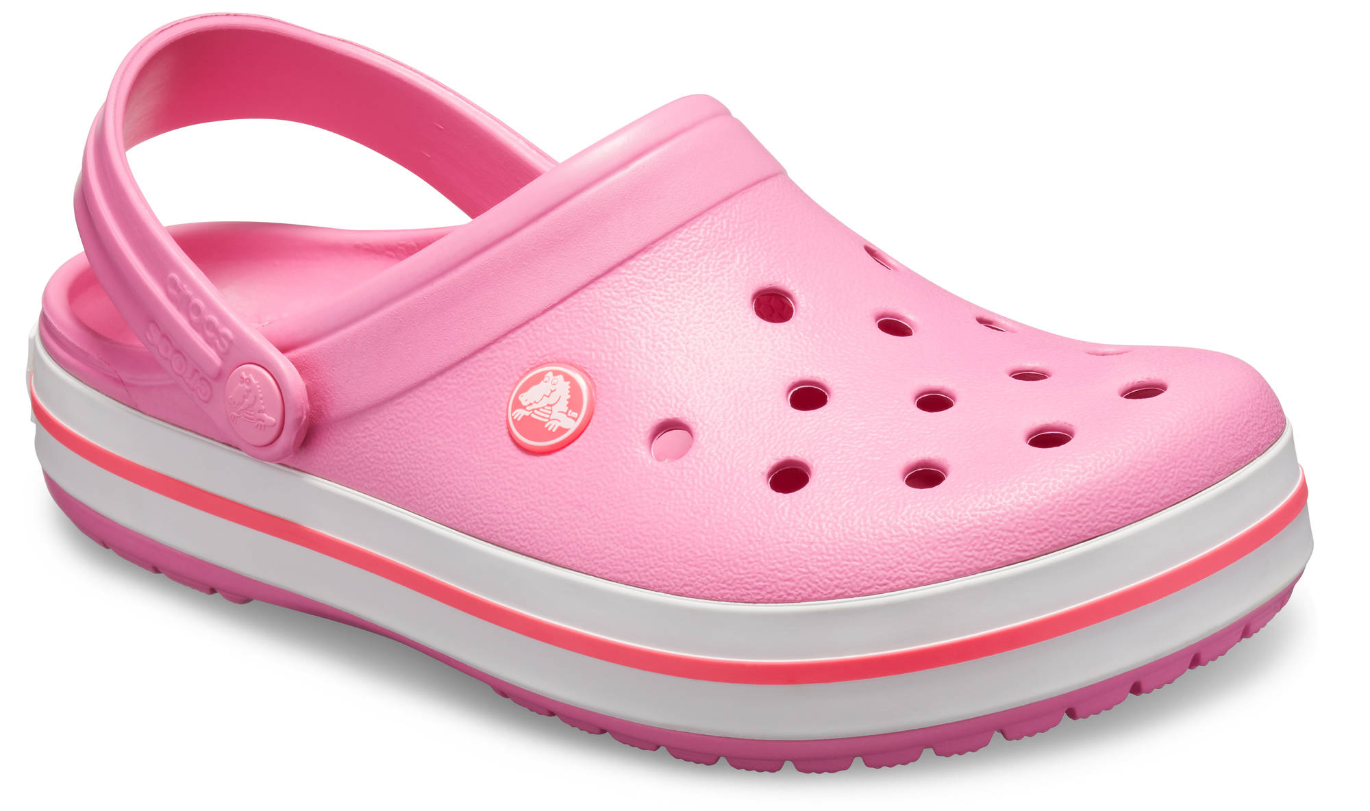 Crocs crocband pink lemonade/white - Skobox.fi verkkokauppa